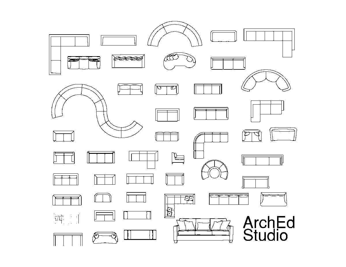 Auto CAD – ALL BLOCKS BUNDLE – ArchEd Studio